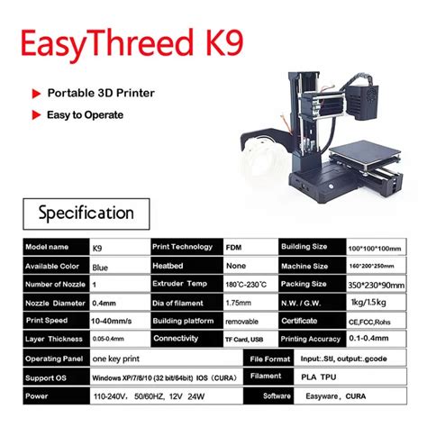 Easythreed K9 미니 3d 프린터 알리 솔직 후기 리뷰보쌈