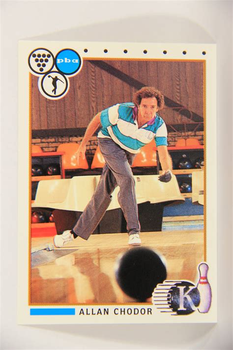 Kingpins Bowling 1990 Trading Card 5 Allan Chodor Eng L017322 Ags Collectibles