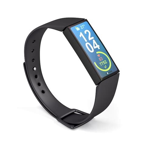 Premium Photo Activity Tracker On White Background