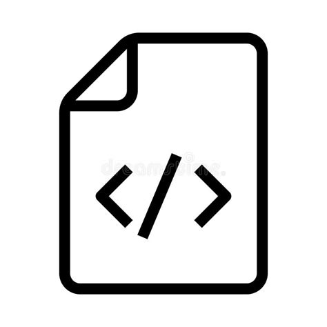 Coding Idea Vector Flat Colour Icon Stock Vector Illustration Of
