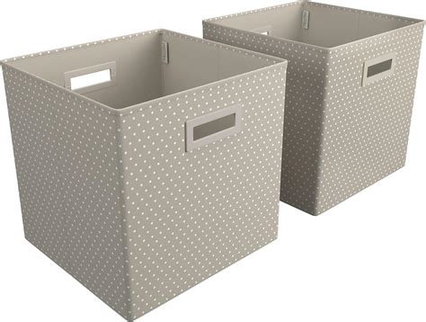 Martha Stewart Essential Collapsible Decorative Home Storage Cube Organization Set