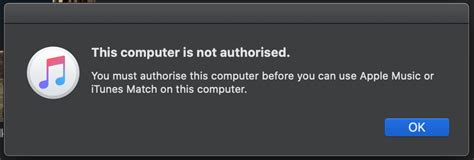 Bug Apple Music Computer Authorization Rmacosbeta