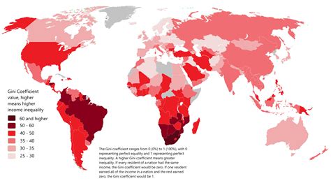 Countries By Income Inequality Gini Coefficient 2021 Rmapporn