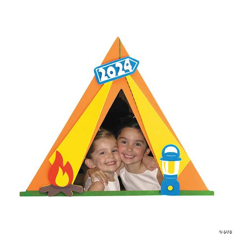 Dated Camping Picture Frame Magnet Craft Kit Makes 12 Oriental Trading