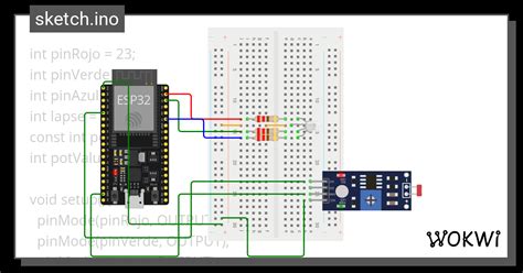 Ejemplo Led Rgb Sencillo Copy 2 Wokwi Esp32 Stm32 Arduino Simulator