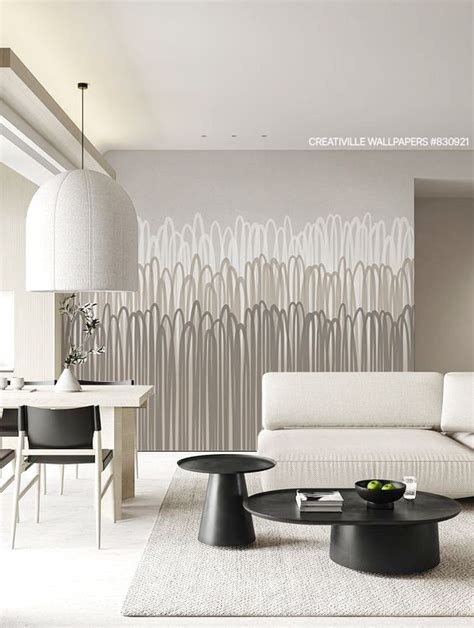 Living Room Interior Design Accent Wallmural Creativille 830921