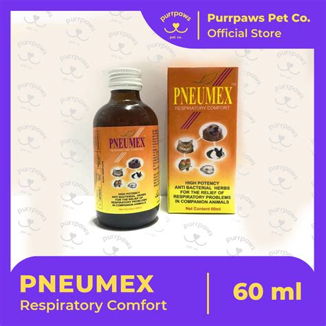 Pneumex Respiratory Comfort For Pets 60ml Lazada Ph