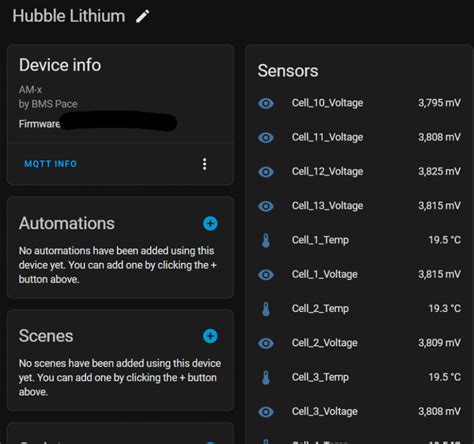 Bms Pace Addon For Home Assistant Batteries Power Forum Renewable