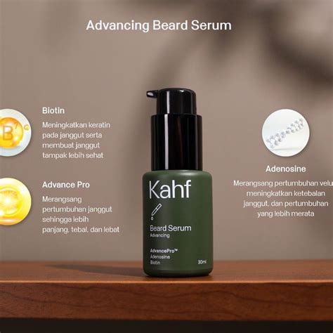 Jual Kahf Advancing Beard And Hair Serum 30 Ml Serum Penumbuh Janggut