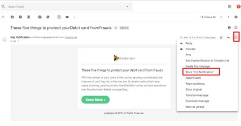How To Block Unwanted Emails