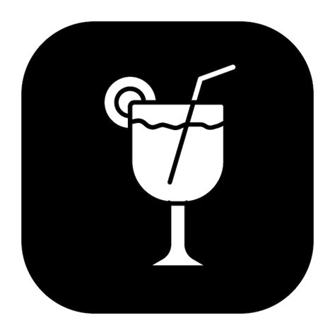 Premium Vector Cocktail Vector Illustration