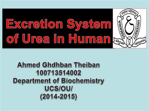 Class 11 Biology Excreation Pptpptx Chemistry Science