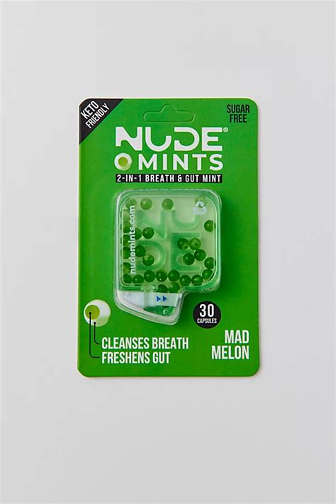 Nude Dual Action Breath Mints In Mad Melon Modesens