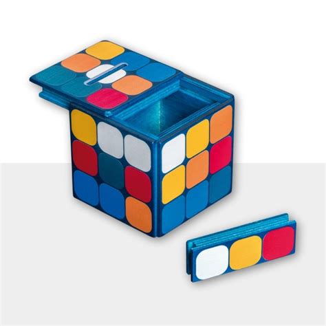 Caja Secreta Magic Cube Box Con Hucha Desafío Y Diversión Asegurados