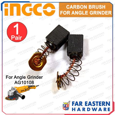 Ingco Carbon Brush For Angle Grinder Ag101087 Sp 32 Insp Lazada Ph