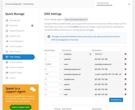 How To Change DNS Settings Easy Domains