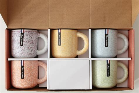 머그컵 홈 카페 귀여운 미니멀 예쁜 선물 점박이 동글 도자기 머그 컵 잔 5p 선물세트 오늘의집 쇼핑