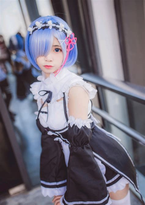 男生cos蕾姆女装cosplay Jk 伤感说说吧