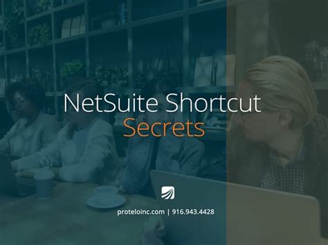 Netsuite Shortcut Secrets Ppt