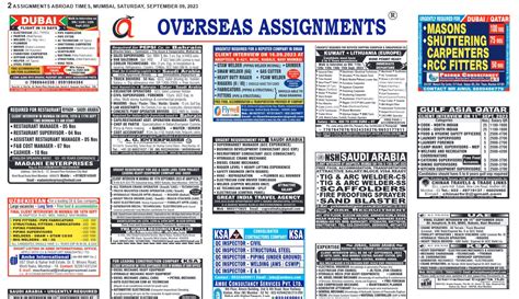 Assignment Abroad Times 13th September 2023 — Assignment Abroad Times