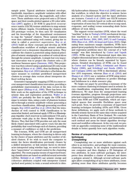 A Comparison Of Classification Techniques For Seismic Facies Recognition Pdf