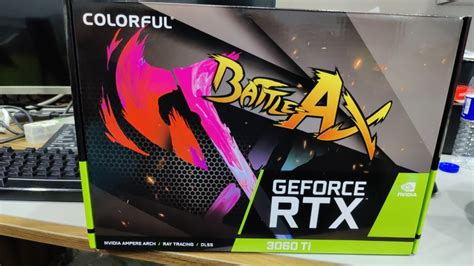 Colorful Battle Ax Rtx 3060ti Computers And Tech Parts And Accessories