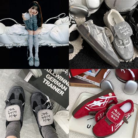 現貨供應 品牌代理授權 張員瑛同款 Killwinner 霧霾灰黑武士紅絲絨 蕾絲 德訓鞋 Sailboat 蝦皮購物