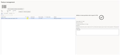 Purchase Order Request From Dynamics Commerce POS CloudFronts
