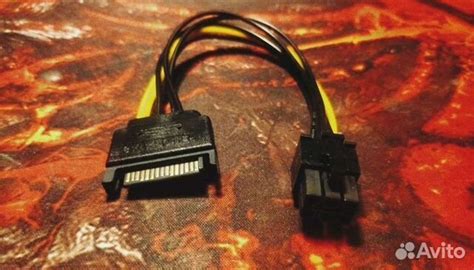 Переходник с Sata на 6 Pin питания видеокарты купить в Москве