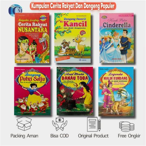 Jual Buku Kumpulan Lengkap Dongeng Cerita Rakyat Nusantara Dan Populer