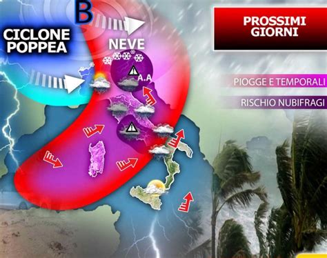 Addio Allestate Meteo Si Abbatte Il Ciclone Poppea Sullitalia