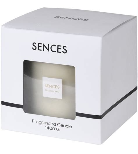 Large White 3 Wick Sences Candle Chloe Jade Home