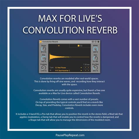 🔔 Producer Tip 🔔 Convolution Reverbs Are Modeled After Real World Spaces