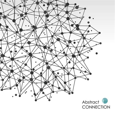 Seamless Connected Dots And Lines Pattern Stock Vector Lub Lubachka 135135026