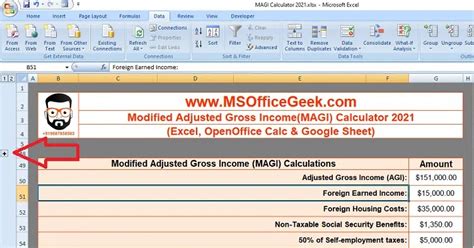 Ready To Use Magi Calculator 2021 Msofficegeek