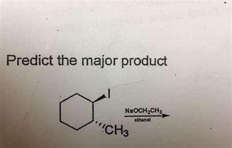 Solved Predict the major product | Chegg.com