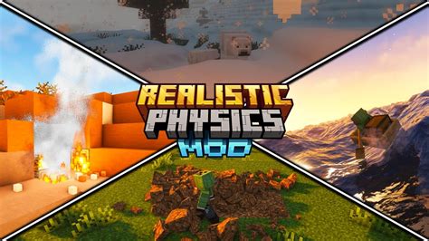 The Best Mod To Minecraft Look Unbelievable Physics Mod [full