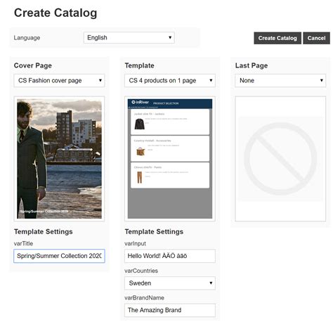 Adding Catalog Input Variables In Inriver Content Store Inriver Community