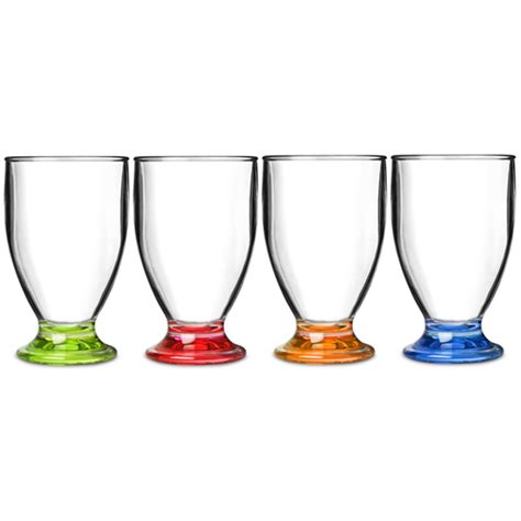 Flamefield Acrylic Party Juice Glasses 6oz 170ml