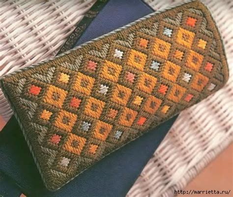 Флорентийская вышивка в технике барджелло
