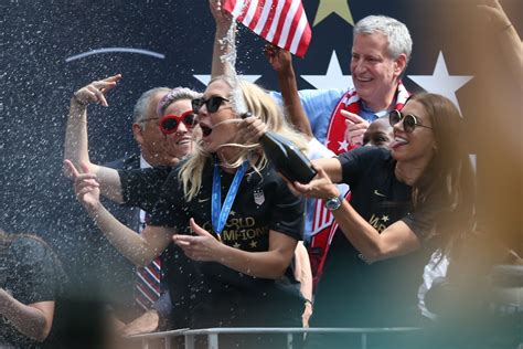 Us Womens Soccer Team Ticker Tape Parade Photos Popsugar Fitness
