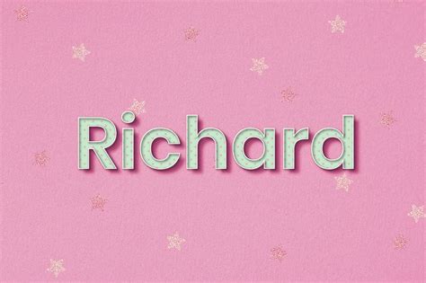 Richard Name Images Free Photos Png Stickers Wallpapers