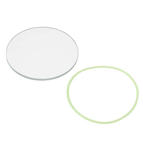 Uxcell 2 Dia Polished Edge Round Led Lens Flashlight Glass Lens With
