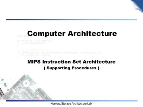 PPT Computer Architecture PowerPoint Presentation Free Download ID