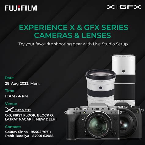 Experience X GFX Series Cameras Lenses Fujifilmxindia