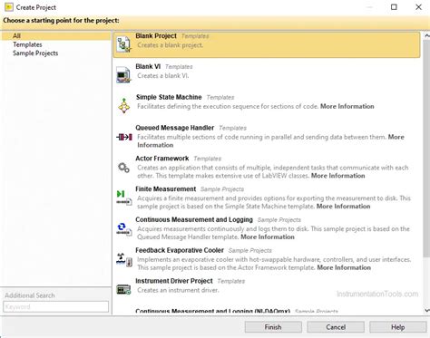 Instrumentation Tools On Linkedin How To Create A Project In Labview