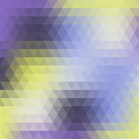 Abstract Colorful Background Of Triangles Stock Vector Illustration