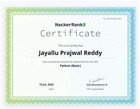 j prajwal reddy on linkedin python hackerrank coding learning