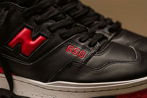 Tread In The Black And Red New Balance 650 Sneaker Freaker