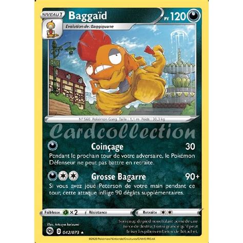 Baggaïd 042073 Pv120 Carte Pokémon™ Rare Holo Reverse Neuve Vf